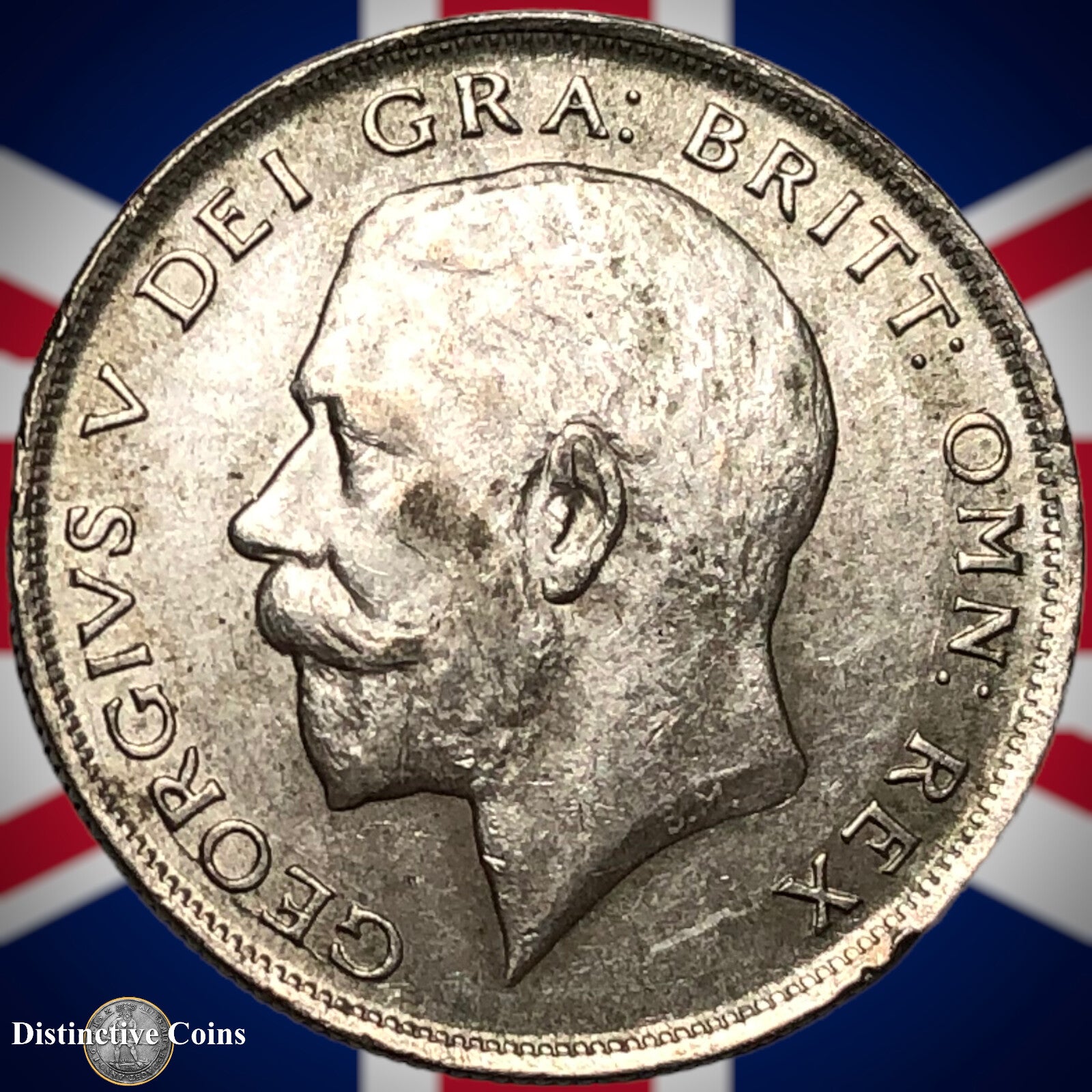 Great Britain 1922 Half Crown GB1300 – Distinctive Coins