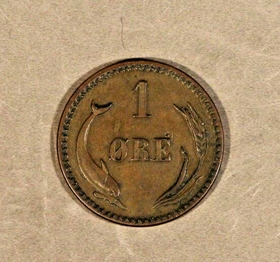1888 CS Denmark Ore Nice Details – Distinctive Coins