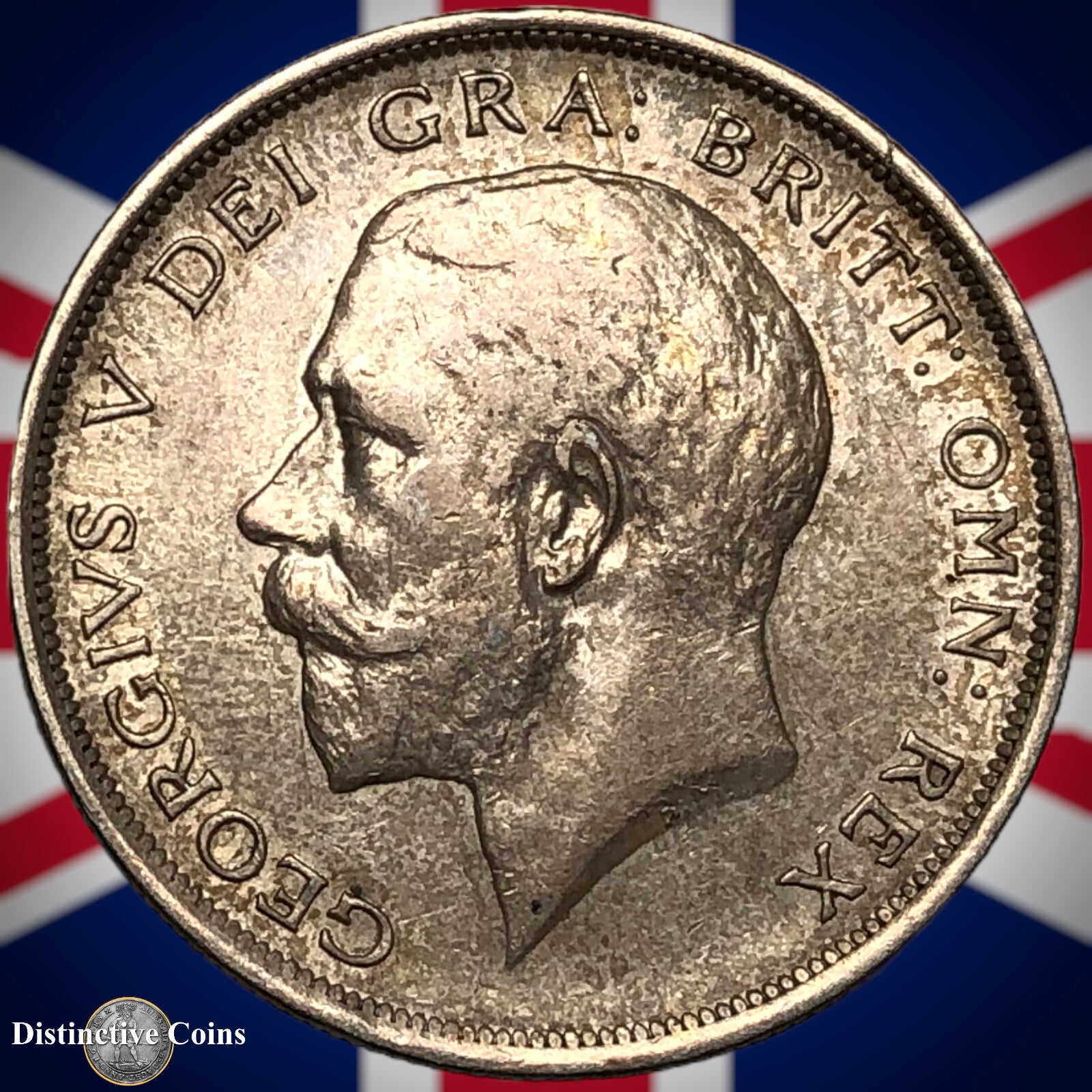 Great Britain 1915 Half Crown GB1254 – Distinctive Coins