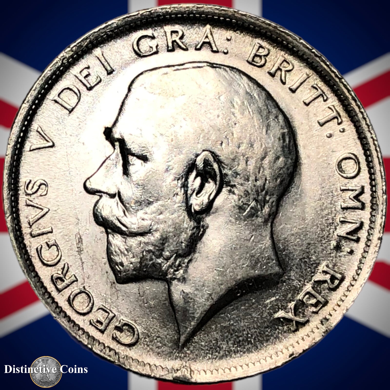 Great Britain 1918 Half Crown GB1275 – Distinctive Coins