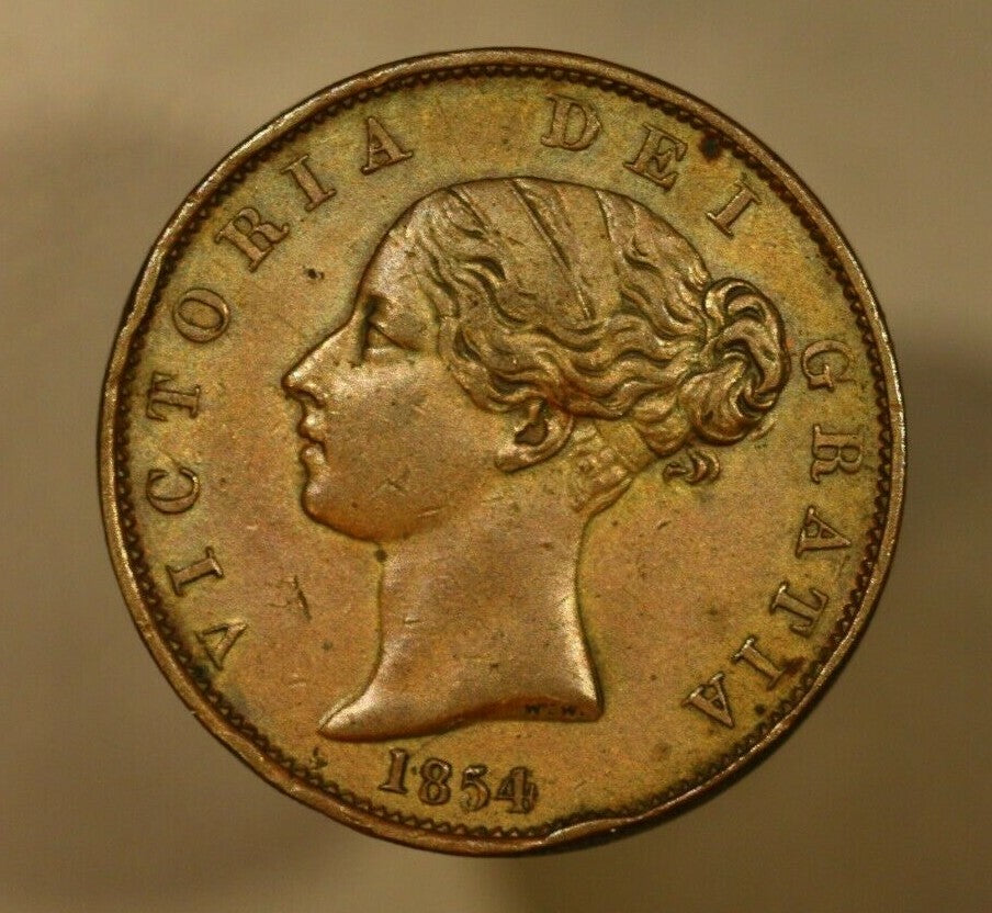 Great Britain 1854 1/2 Penny A047 – Distinctive Coins