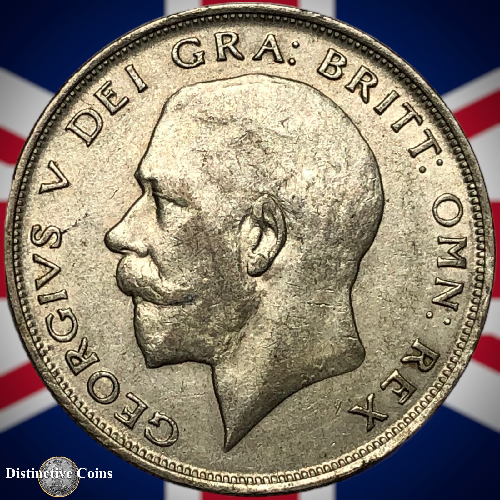 Great Britain 1921 Half Crown GB1297 – Distinctive Coins