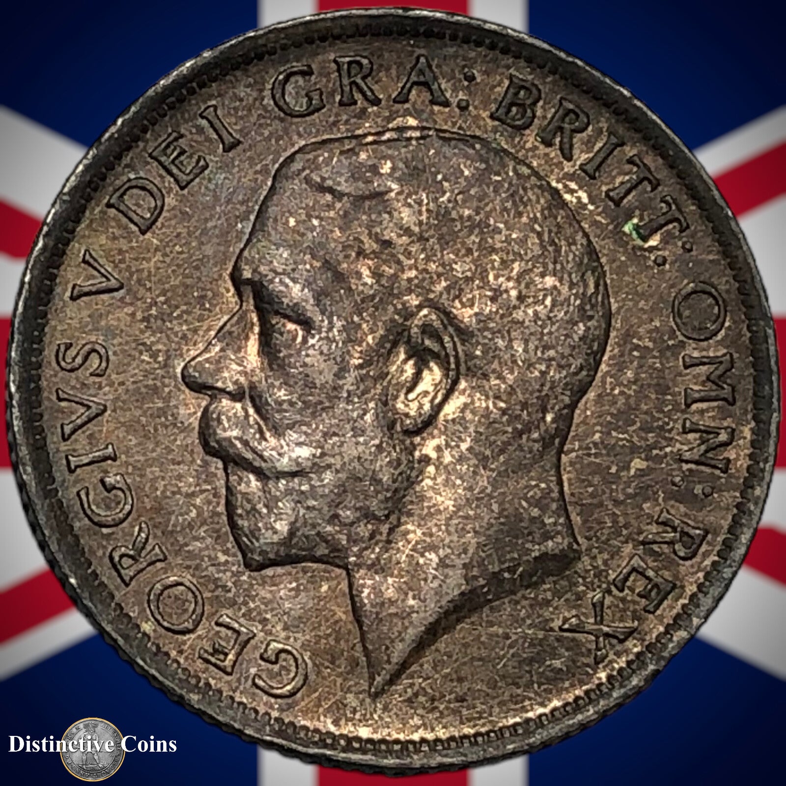 Great Britain 1914 One Shilling GB0938 – Distinctive Coins