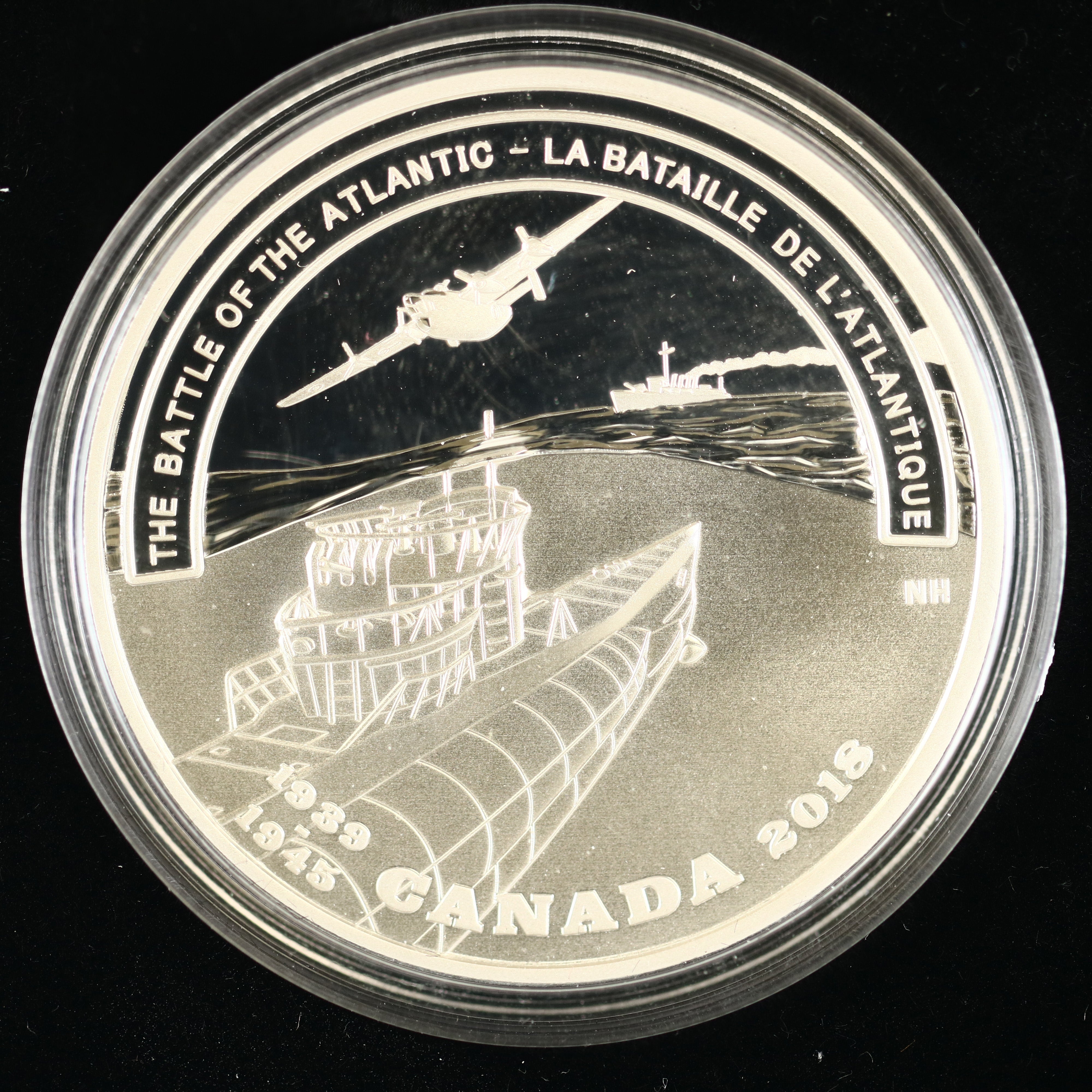 Canada 2018 $20 1 oz. pure silver coin commemorating the Battle of the ...